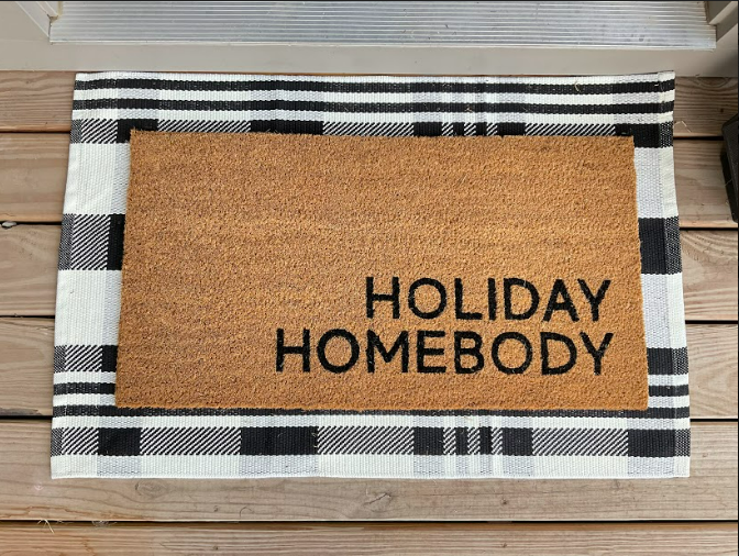 Holiday Homebody Doormat – Authentique Design Collective